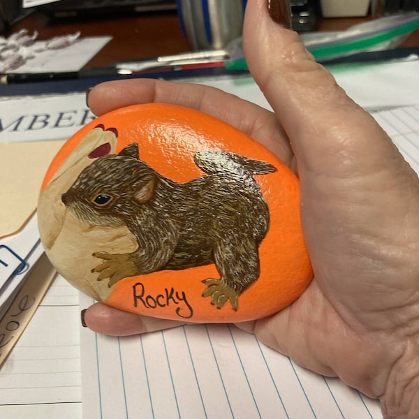 Create Your Own Wildlife Stone! Hand Painted Custom Animal Stones- You ...