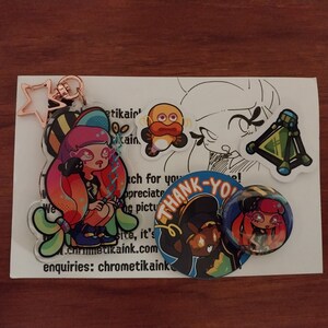 Splatoon Deep Cut Sticker Pack Shiver Frye Big Man - Etsy