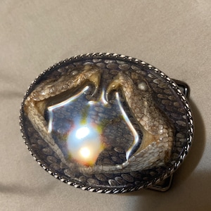 Western Belt Buckle With Two Western Diamondback Half Heads - Etsy