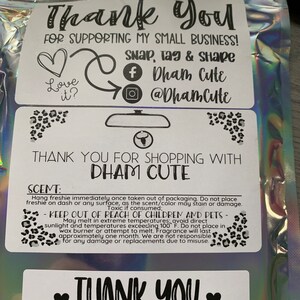 INSTANT DOWNLOAD Freshie Warning Labels With Space to Write - Etsy