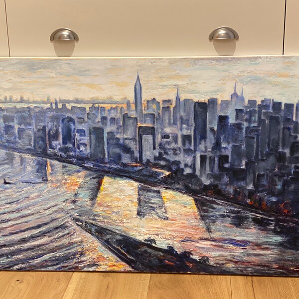 Charcoal Painting Tay Rail Bridge Original Artwork Dundee Scottish ...