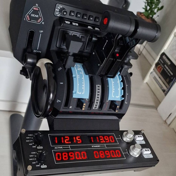 Logitech/saitek Panel Under Mount for Honeycomb Bravo Throttle - Etsy