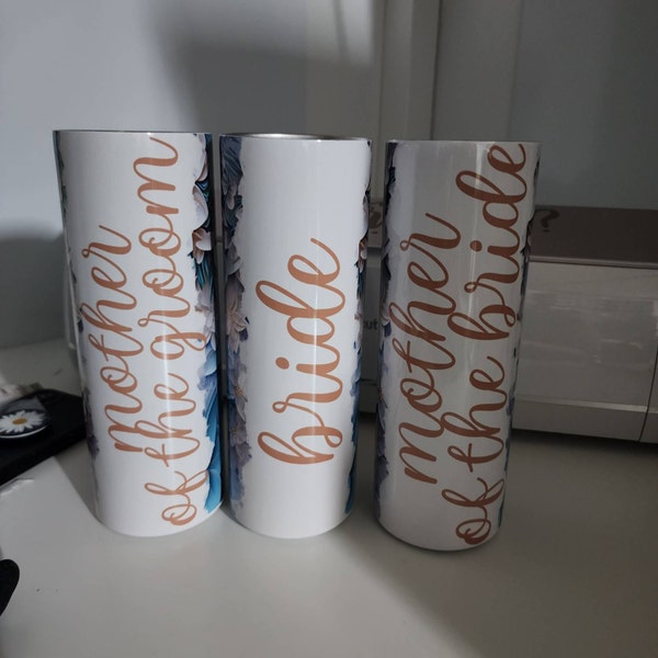 Sublimation Template Wedding Tumbler Bride Tumbler Wrap Floral Tumbler ...