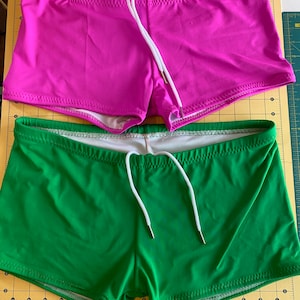 Mens Square Cut Swim Trunk Yoga Short Sewing Pattern PDF Digital ...