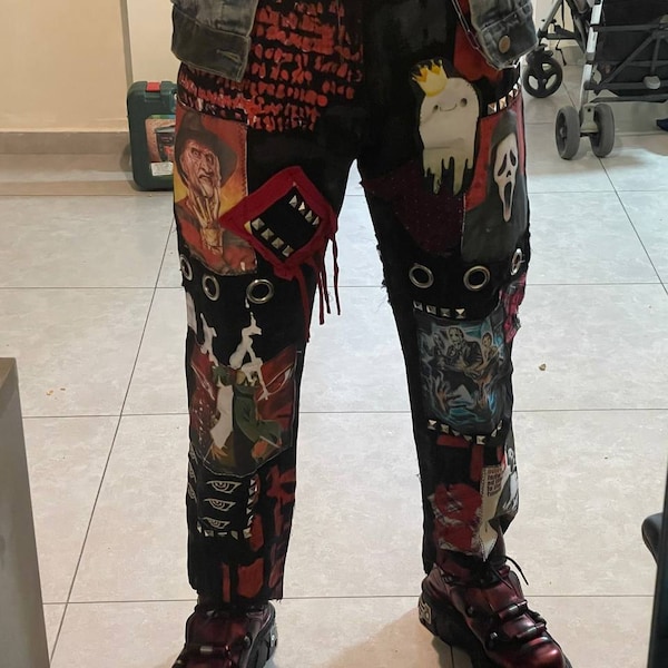 Custom Handmade Horror Thriller Punk Emo Metal Rock Goth Trap Anime ...