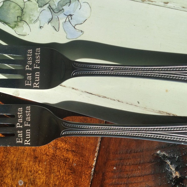 Custom Engraved Fork, Personalized Serving Fork, Home Decor Fork ...