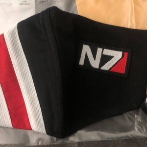 Face Mask Inspired in Mass Effect N7 - Etsy