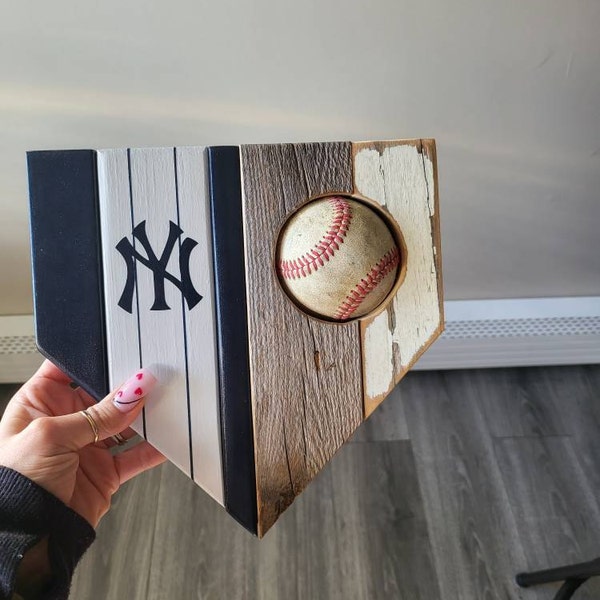 New York Yankees Home Plate Wall Art - Etsy