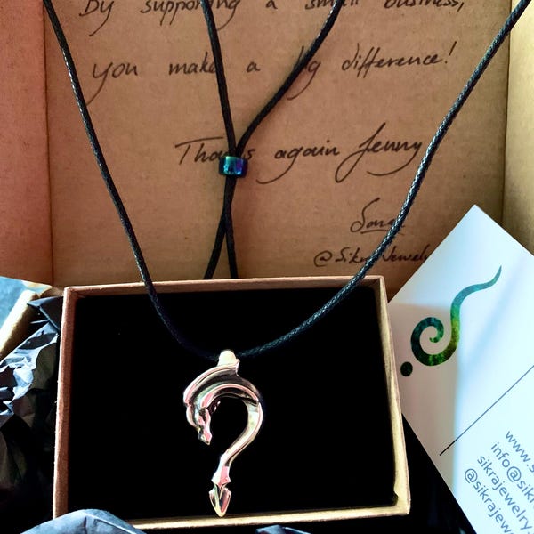 Infinity Snake Bracelet in Oxidized Sterling Silver / Auryn / Two ...