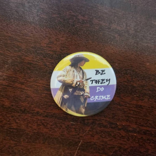 Demi Mr. Buttons Pride Button - Etsy
