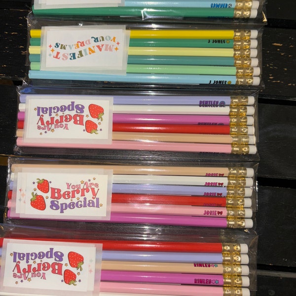 CUSTOM Pencils, Personalized Pencils, Name Pencil, Back to School, Gift ...