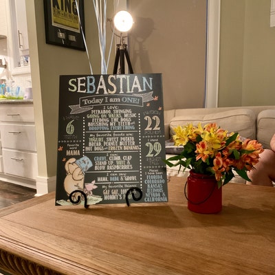 Vintage Winnie the Pooh Birthday Chalkboard Printed and - Etsy