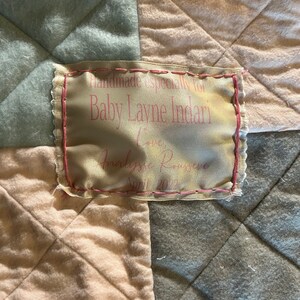 New Baby Quilt Label Baby Girl Blanket Label Made for Baby - Etsy