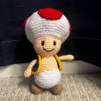 CROCHET PATTERN - Toad Super Mario Bros - PDF File- English, French ...