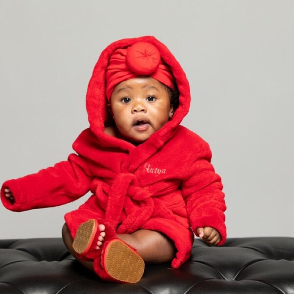Personalised Baby and Toddler Dressing Gown - Etsy