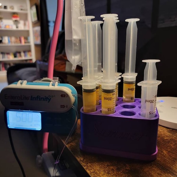 Custom Syringe Holder/drying Rack Made to Order. Customized With Your ...