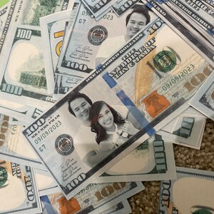 Your Face on Money, Game Money, 100 Dollar Bill, Party Money, Custom ...