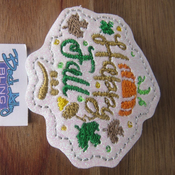 Happy Fall Embroidery Design: Autumn Leaves (instant Download) - Etsy