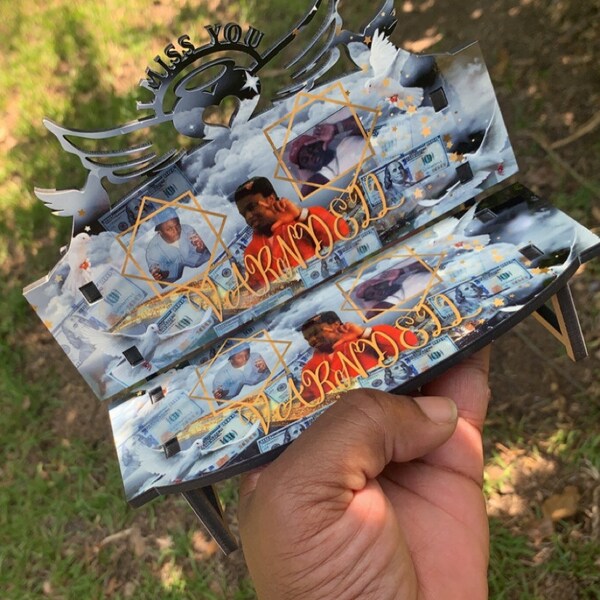 Black Sky Gold Heavens Frames Rest in Heaven Angel Wings PNG Add Photo ...