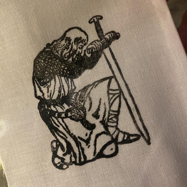 Knight Patch | Patches | Linocut Patch | Linocut | Patch - Etsy