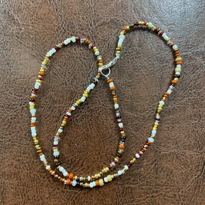 Multicolored Clay Disc Bead Smiley Face Necklace - Etsy