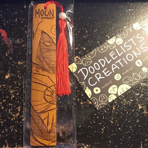 Moon Knight Bamboo Bookmark Set | Marc Spector, Steven Grant, Jake ...