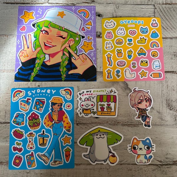 Procreate Brushes Mini Pack Character Sketch, Lineart, and Coloring for ...