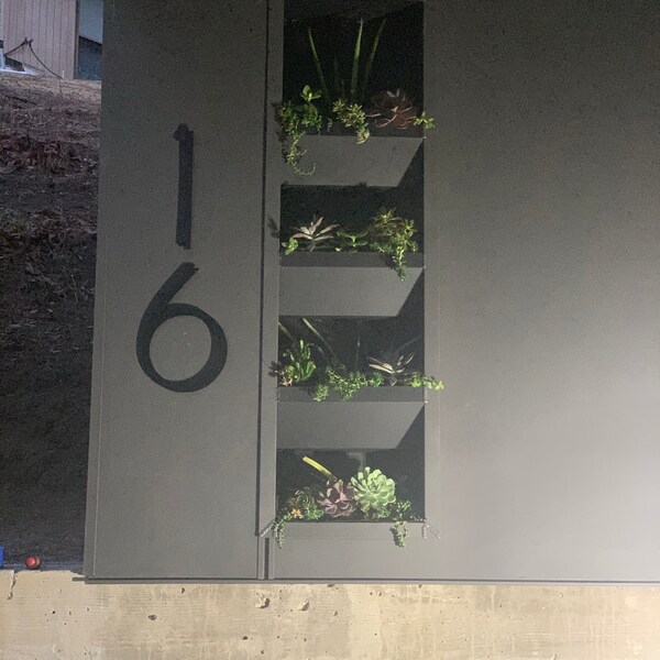 12 Inch Elegant Modern Numbers Letters - Etsy