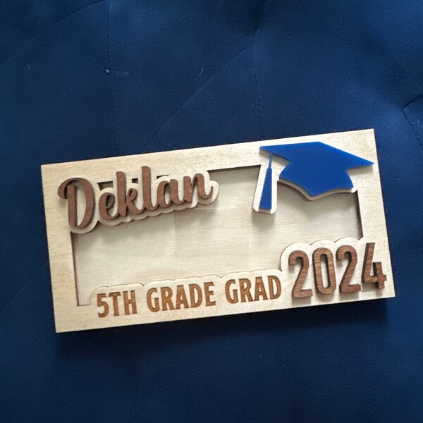 Personalized 5th Grade Graduation Money Holder, Elementary School ...