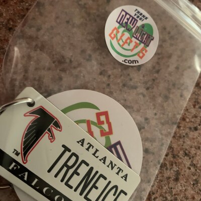 Personalized Atlanta Falcons Keychain Custom Engraved Key - Etsy