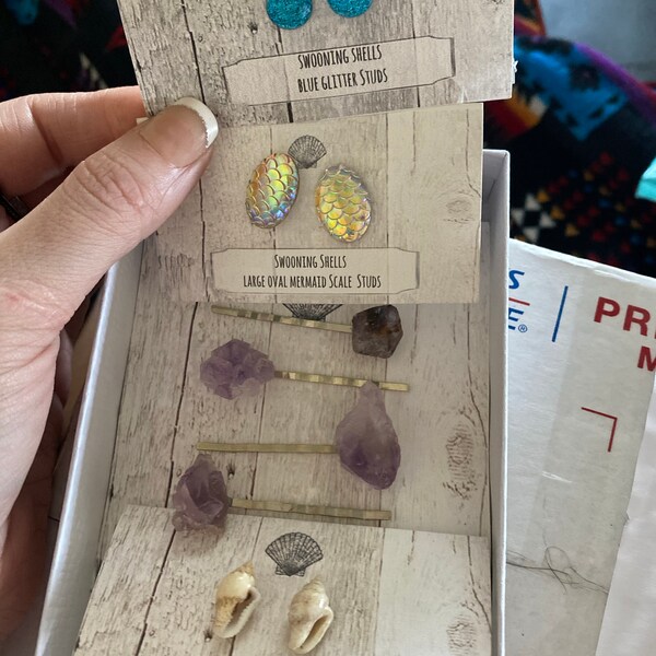 Raw Amethyst Crystal Bobby Pin Set - Etsy