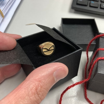 Kingsman Ring / Personalized / Signature / Engraving / Sterling Silver ...