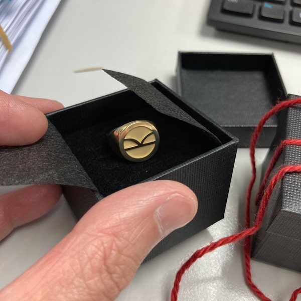 Kingsman Ring / Personalized / Signature / Engraving / Sterling Silver ...