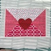 PDF Heart Quilt Pattern - Love Note Envelope / Love Letter Quilt ...