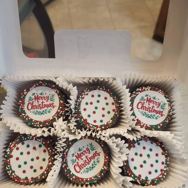 Custom Edible Images Oreo Cupcake Toppers Drink Toppers 1" 2" | - Etsy