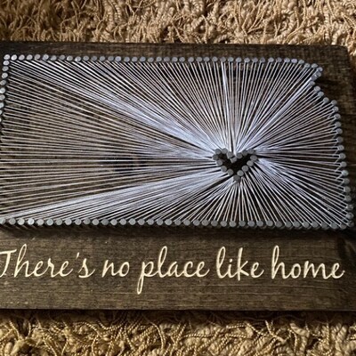DIY Kansas String Art Kit, State String Art Kit, Kansas Nail Art ...