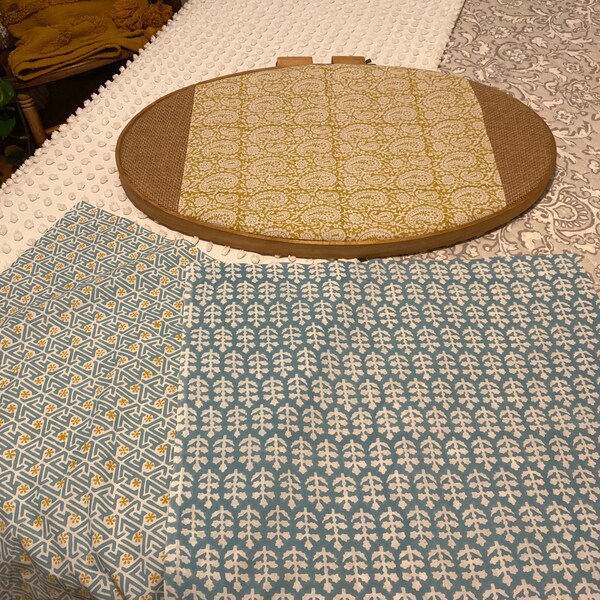 Handwoven Cotton Fabric With Rainbow Yarn-dye Checks, by the Half Yard ...