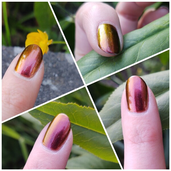P•O•P Polish "candleslick" Nail Polish Quick Dry With Sifting Oil Slick ...