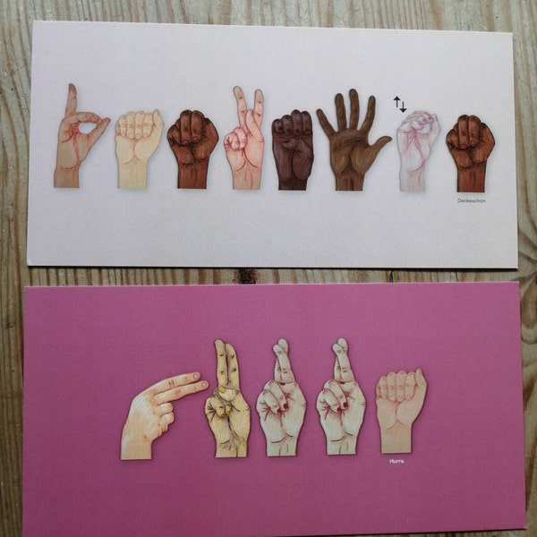 Poster Alphabet Sign Language - Etsy