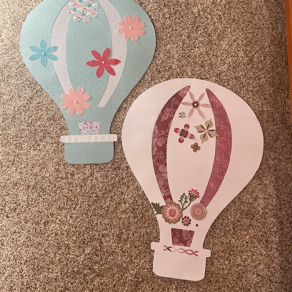 Hot Air Balloon Template and Tutorial | Digital Plans - Etsy