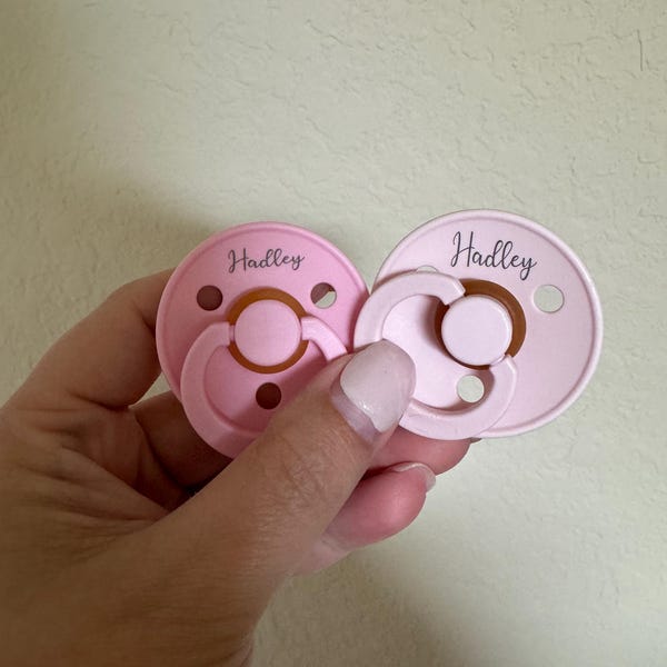BIBS Personalised Pacifier | Danish Soother | Natural Rubber Soother ...