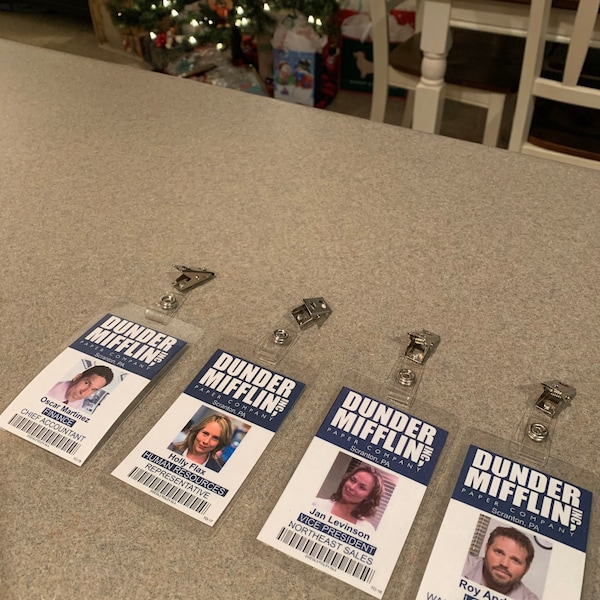 The Office Jan Levinson Dunder Mifflin ID Badge Cosplay Costume Name ...