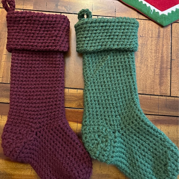 PATTERN - Rustic Wonderland Stocking, Crochet Stocking Pattern ...