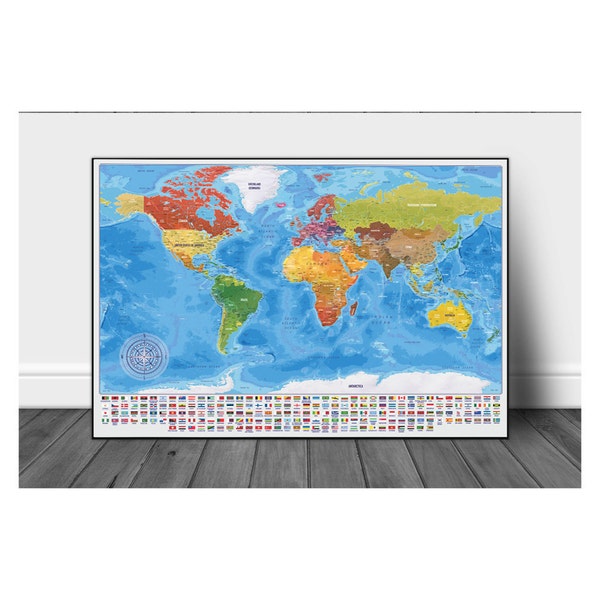 Original Map of Europe Digital Download - Printable Europe Map, ICE Map ...