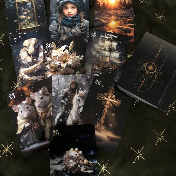 Tarot Deck, Tarot Card Deck, Tarot Deck With Guidebook, Indie Unique ...