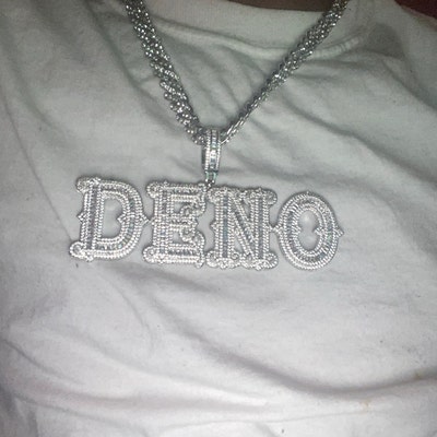 Custom Pendants Necklace With Icy Drip - Etsy
