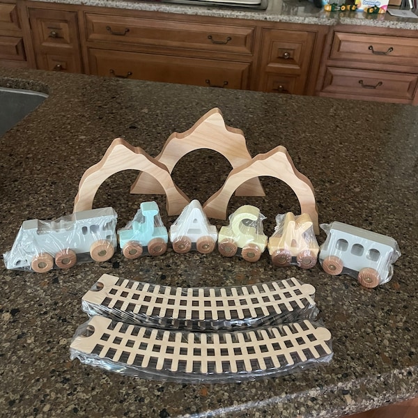 Build Your Own Train. Personalized Trains for Kids. Wooden Toys for ...