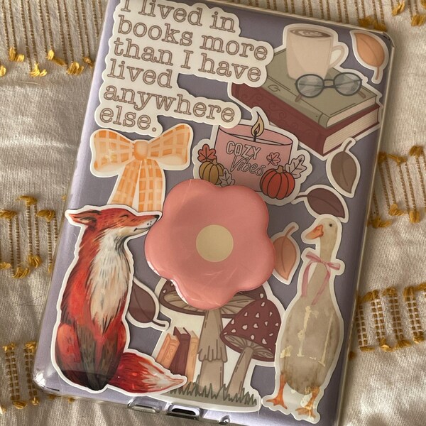 Bookish Sticker Pack Bibliophile Water Resistant Kindle Stickers E ...