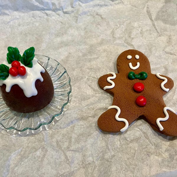 Gingerbread Men Napkin Rings, Winter or Christmas Table Decoration ...