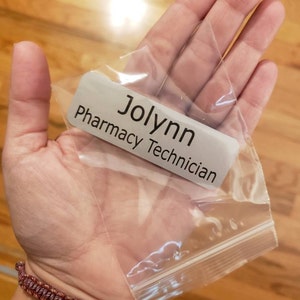 Custom Engraved Name Tag Badges Personalized Identification - Etsy